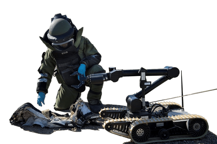 Fiber optic spool for demining unmanned vehicles, disposable optical ...