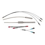 Fiber optic bundle assemblies for spectroscopy
