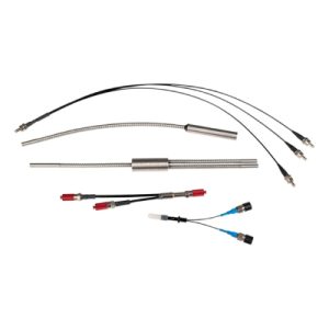 Fiber optic bundle assemblies for spectroscopy